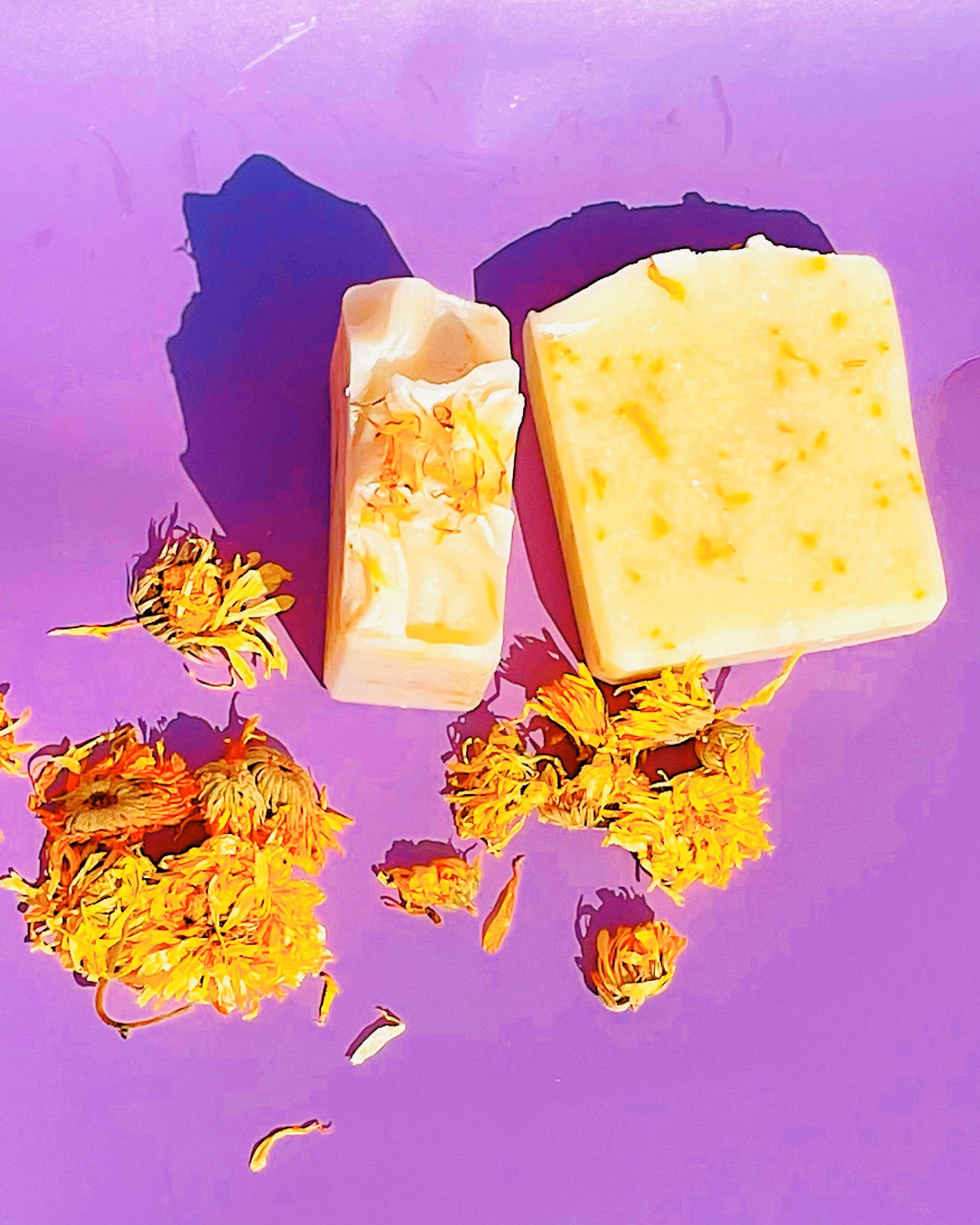 Calendula and Shea Soap – Purple Leaf Soap House