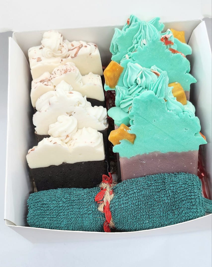 Christmas Delight Soap Set – Purple Leaf Soap House
