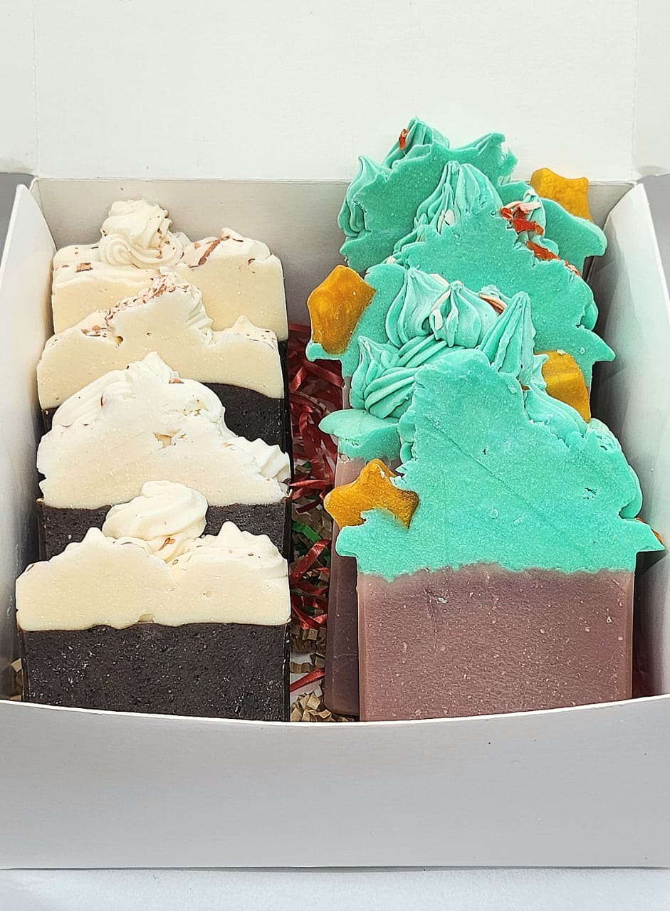 Christmas Delight Soap Set – Purple Leaf Soap House
